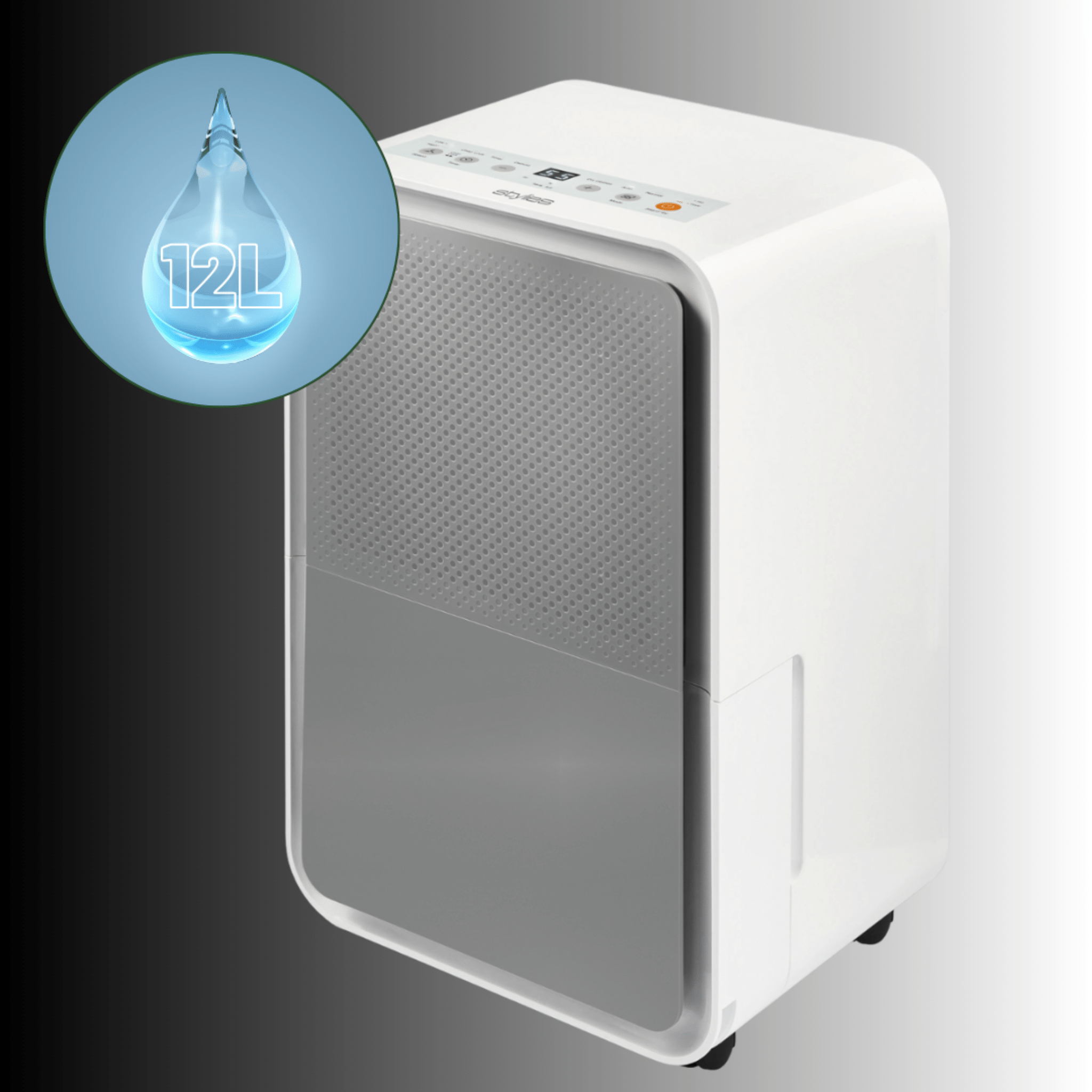 Luftentfeuchter Regulus | 12 l pro Tag für 40 m² Räume – Swiss-Stylies